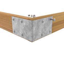 Port Side Commercial Grade Dock Outside Corner Bracket at Menards®