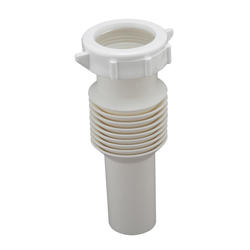 Plumb Pak® 1-1/4" x 9" Plastic Flexible Extension Tube at Menards®