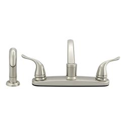 Wasserman Two-Handle Stainless Steel Kitchen Faucet at Menards®