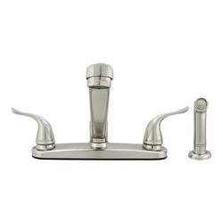 Wasserman Two-Handle Stainless Steel Kitchen Faucet at Menards®