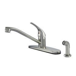 Wasserman Single-Handle Stainless Steel Kitchen Faucet at Menards®