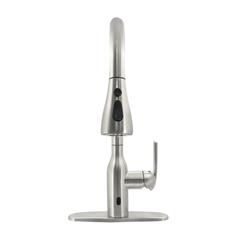 Wasserman Single-Handle Pull-Down Stainless Steel Kitchen Faucet at ...