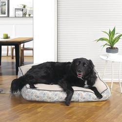 Master Paws® 32" x 26" Geometric Gusset Dog Bed at Menards®