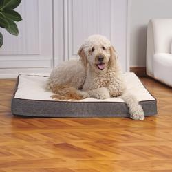 Master Paws® 40" x 30" Partridge Premium Orthopedic Gusset Dog Bed at ...
