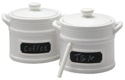 Choice Prep Kitchen Goods Set of 2 Ceramic Canisters with Lids at Menards®