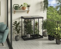 Palram® Canopia® Ivy 4' x 2' Mini Greenhouse - Black at Menards®