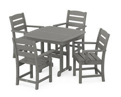 POLYWOOD® Great Lakes Slate Gray 5-Piece Dining Patio Set at Menards®