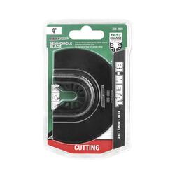Masterforce® 4" Semi-Circle Bi-Metal Oscillating Multi-Tool Saw Blade ...