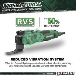 Masterforce® 4-Amp Corded Oscillating Multi-Tool Kit at Menards®