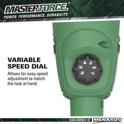 Masterforce® 4-Amp Corded Oscillating Multi-Tool Kit at Menards®