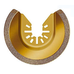 Rockwell® 3-1/8" Semi-Circle Oscillating Multi-Tool Carbide Grit Blade ...