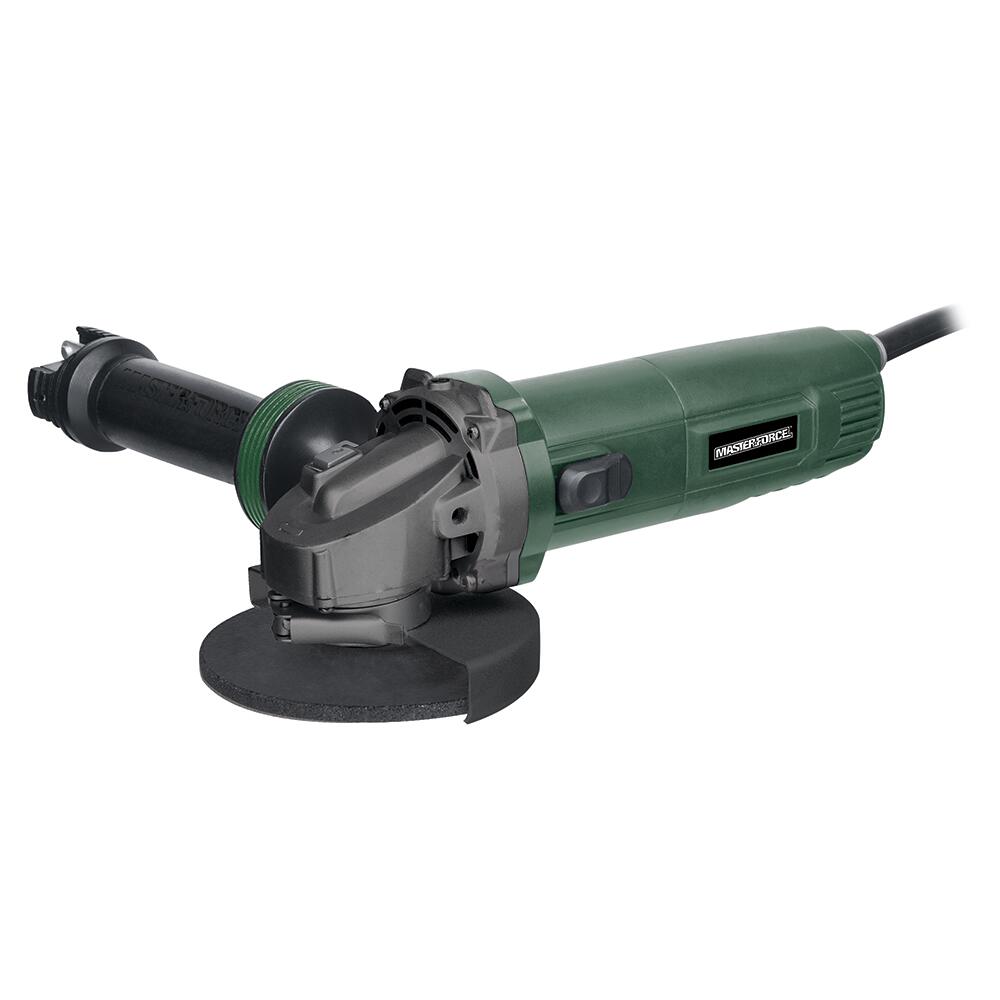 Masterforce 8 Amp Corded 4 1 2 Slide Switch Angle Grinder at Menards