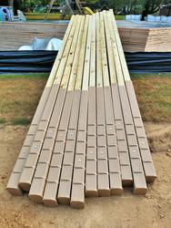 Post Protector 3-Ply 2 x 6 x 60" In-Ground Post Decay Protection at ...
