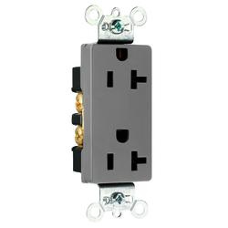 Legrand® 20 Amp Gray Heavy-Duty Decorator Outlet at Menards®