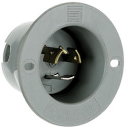 Legrand® 15 Amp Gray Locking Flanged Inlet at Menards®