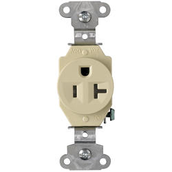 Legrand® 20 Amp Ivory Heavy-Duty Single Outlet at Menards®