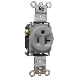 Legrand® 20 Amp Gray Heavy-Duty Single Outlet at Menards®