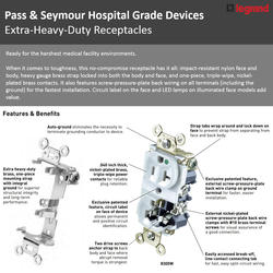 Legrand® 20 Amp Gray Hospital-Grade Duplex Outlet at Menards®