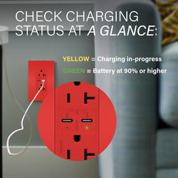 Legrand® radiant® 20A Tamper Resistant Ultra Fast PLUS Power Delivery ...