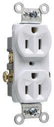 Legrand® 15 Amp White Heavy-Duty Duplex Outlet at Menards®