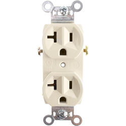 Legrand® 15 Amp Light Almond Heavy-Duty Duplex Outlet at Menards®