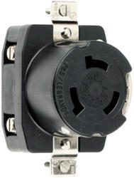 Legrand® Turnlok® 50 Amp Black Single Locking Outlet at Menards®