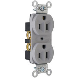Legrand® 15 Amp Gray Heavy-Duty Duplex Outlet at Menards®