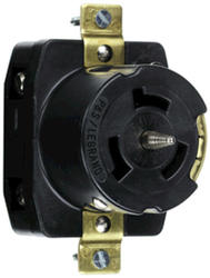 Legrand® Turnlok® 50 Amp Black Single Locking Outlet at Menards®