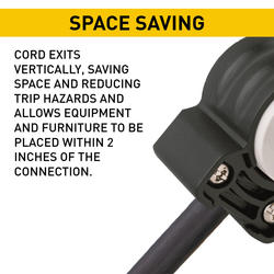 Legrand® 20-Amp 250-Volt Angled Straight Blade Plug at Menards®
