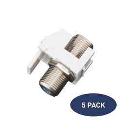 Legrand® On-Q Standard F-Connector Keystone Insert - 5 Pack at Menards®