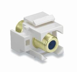 Legrand® On-Q Self-Terminating F-Connector Keystone Insert - White at ...