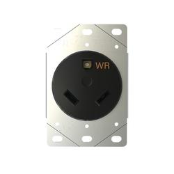 Legrand® 30 Amp Black Weather-Resistant Flush Mount RV/Trailer Power ...