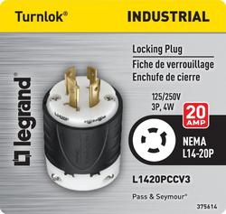 Legrand® Turnlok® 20-Amp 125/250-Volt Locking Plug at Menards®