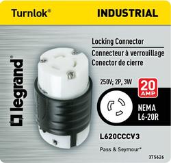 Legrand® Turnlok® 20-Amp 250-Volt Locking Connector at Menards®