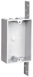 Legrand® Slater® 1-Gang 8 Cu.In. PVC Shallow Electrical Switch/Outlet ...