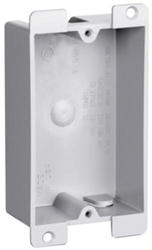 Legrand® Slater® 1-Gang 8 Cu.In. PVC Shallow Electrical Switch/Outlet ...