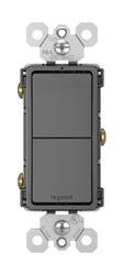 Legrand® radiant® 15-Amp 1-Pole Black Combination Rocker Light Switch ...