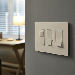 Legrand® radiant® 15 Amp 3 Pole 3-Way Light Almond Rocker Light Switch ...