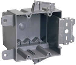 Legrand® Slater® 2-Gang 35 Cu.In. PVC Electrical Switch/Outlet Box at ...