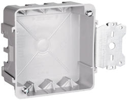 Legrand® Slater® 2-Gang 21 Cu.In. PVC Square Electrical Switch/Outlet ...