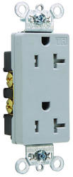 Legrand® 20 Amp Gray Tamper-Resistant Heavy-Duty Decorator Outlet at ...