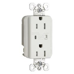 Legrand® 15 Amp White Tamper-Resistant Heavy-Duty Decorator Outlet at ...