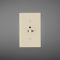 Legrand® 20 Amp Ivory Heavy-Duty Single Outlet at Menards®