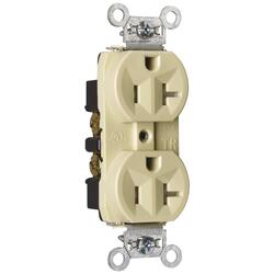 Legrand® 20 Amp Ivory Tamper-Resistant Heavy-Duty Duplex Outlet at Menards®