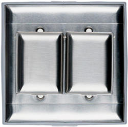 Legrand® Pass & Seymour 302 Stainless Steel Dustproof Cover Vertical 2 ...