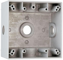 Legrand® Pass & Seymour 2-Gang 1/2" 5-Hole Weatherproof Electrical ...