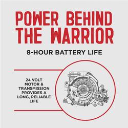 Chore Warrior™ Power Assist Rechargeable Electric Powered Utility Cart ...