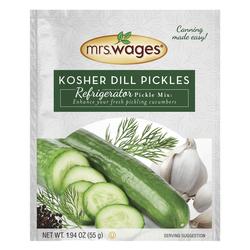 Mrs. Wages® Kosher Dill Pickles - 1.9 oz at Menards®