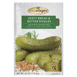 Mrs. Wages® Zesty Bread & Butter Pickle Mix - 6.2 oz at Menards®