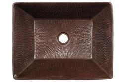 Premier Copper Products 17"W x 13-1/4"D Oil-Rubbed Bronze Rectangular ...